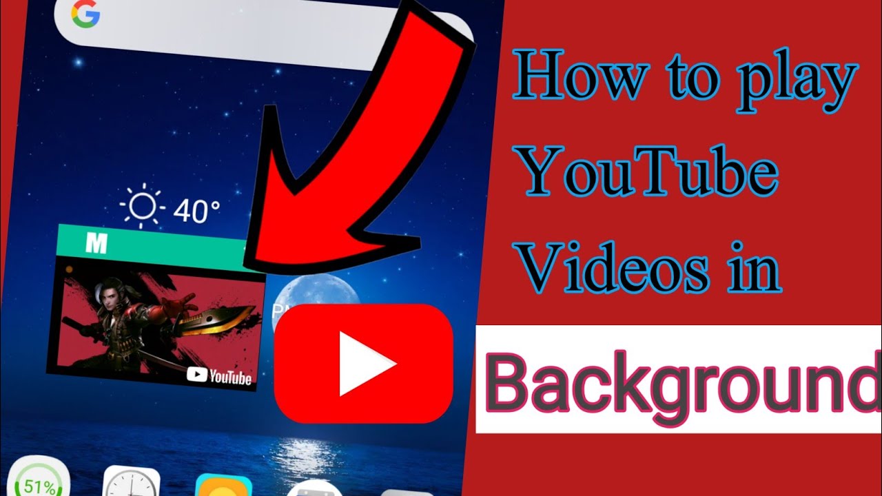 How to play YouTube videos In Background||Zeshan Tech - YouTube
