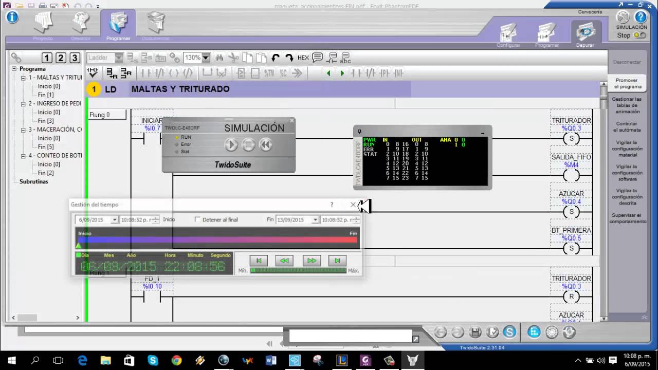 Tuturial Twido: programando el Lader primera parte - YouTube