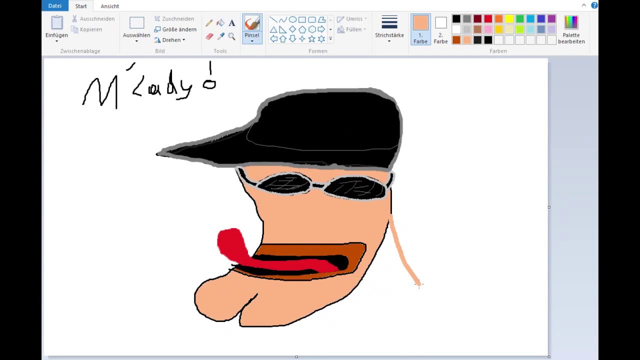 How to Draw: A Neckbeard guy without a beard and double chin - YouTube