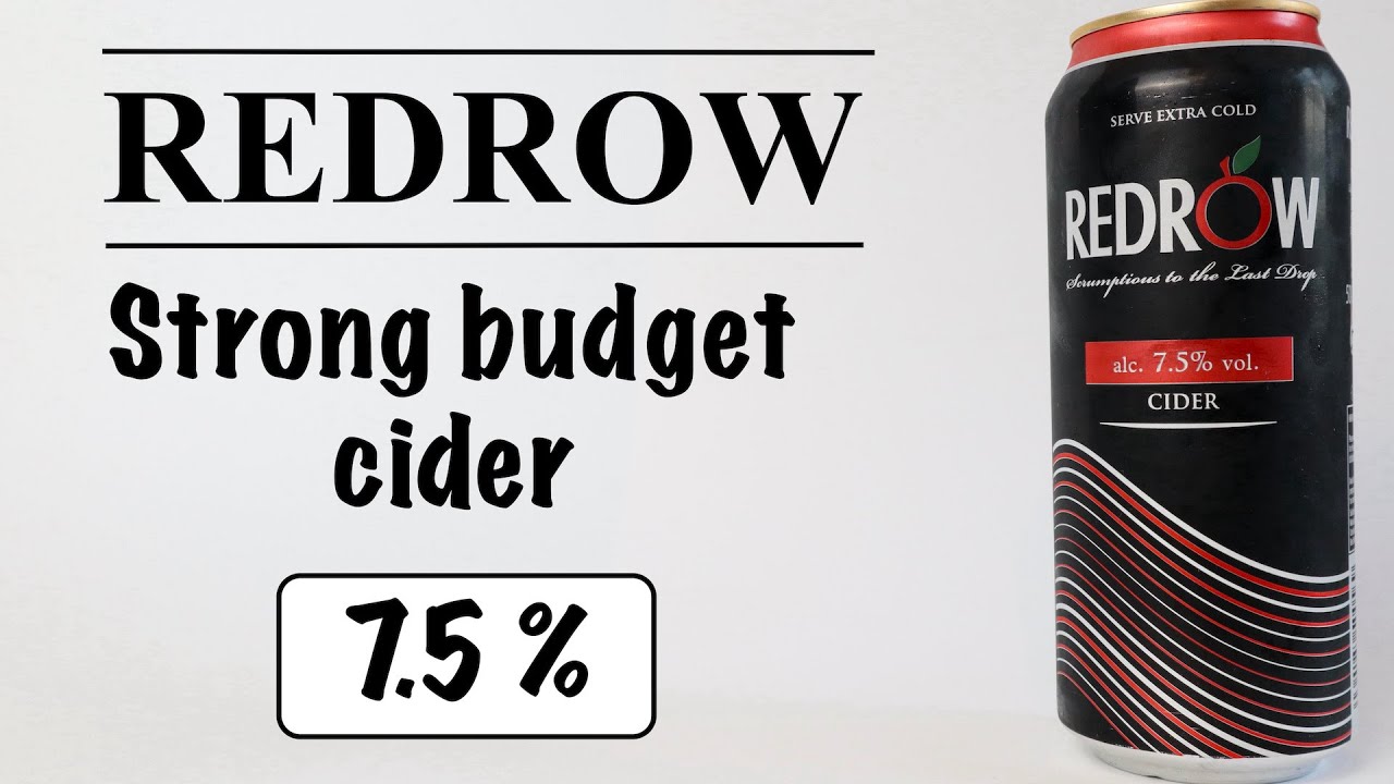 REDROW - Budget strong cider........remind me why I'm doing these ...