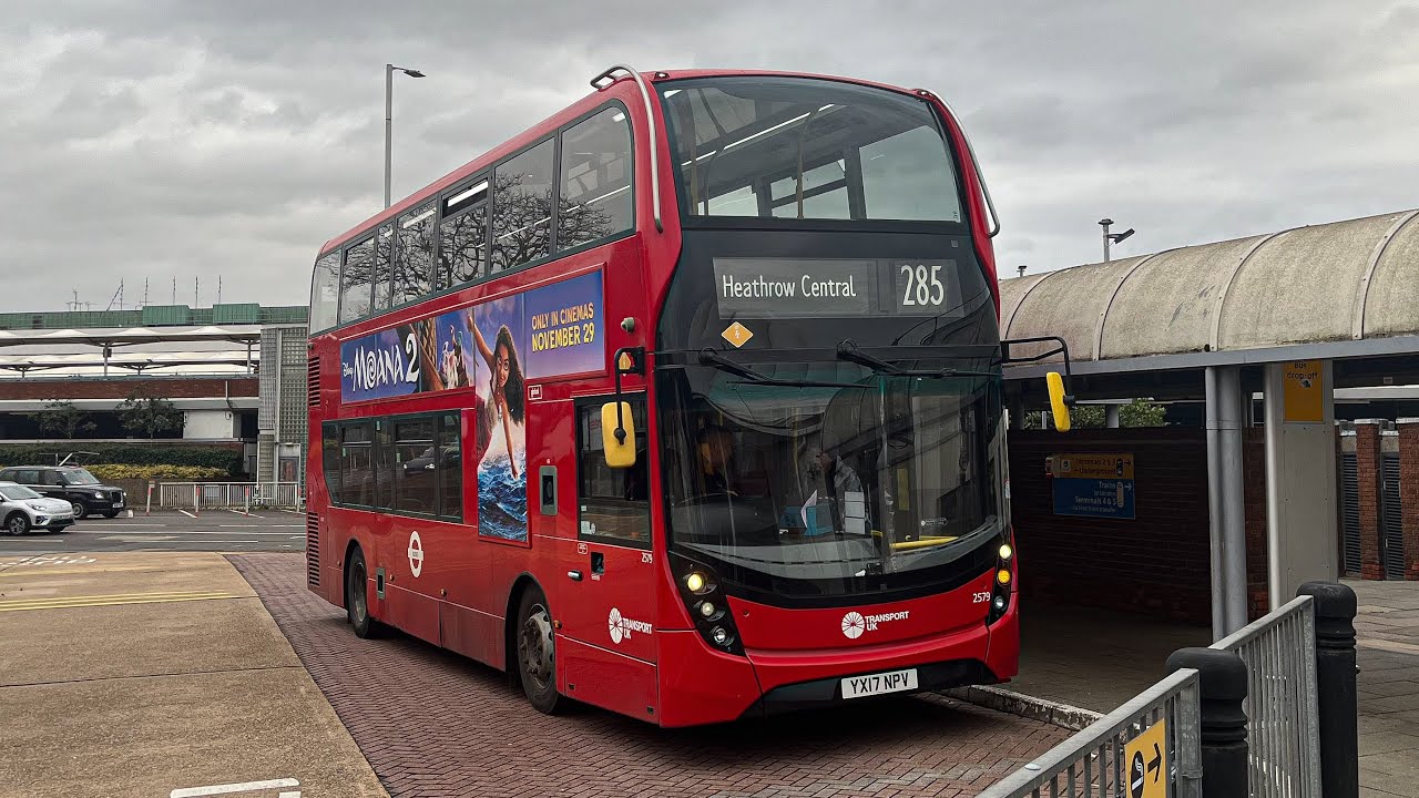 Full Route Visual | London Bus Route 285: Kingston - Heathrow Central ...