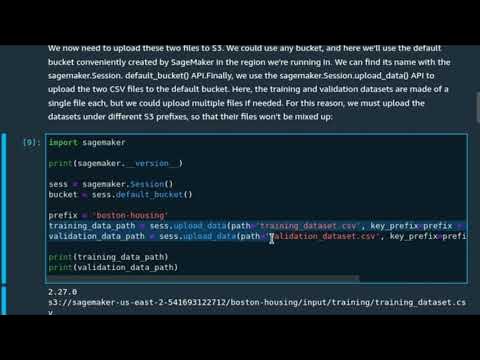 AWS Sagemaker ML Algorithms Tutorial (Linear Learner and XGBOOST) - YouTube