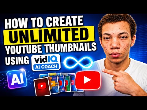How To Create Unlimited YouTube Thumbnails Using VidIQ AI Coach