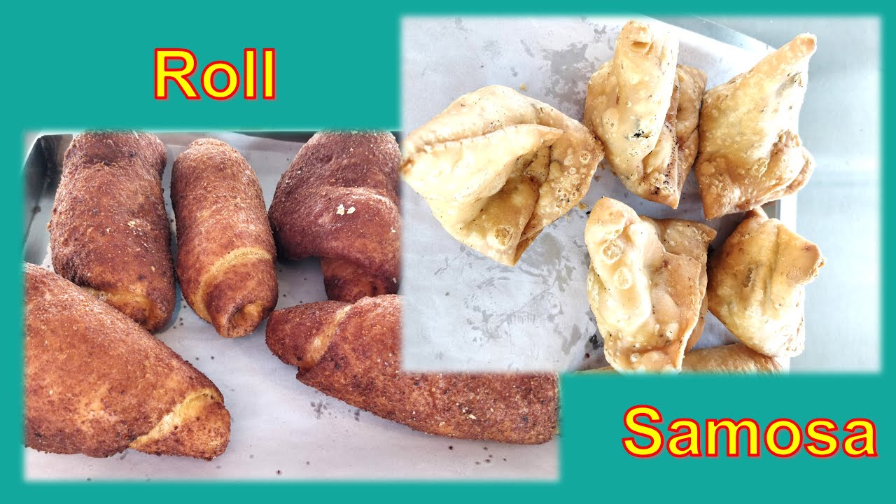 Samosa and Roll making - YouTube