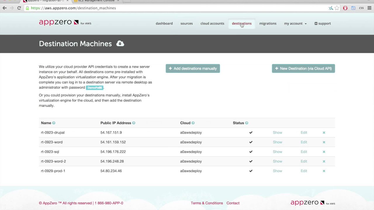 Demo AppZero Service Provider Edition for AWS HD - YouTube