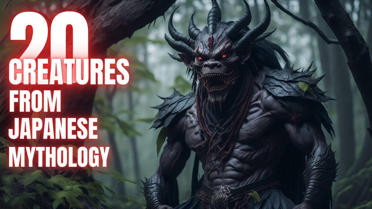 20 SCARY Mythical Creatures from JAPANESE Mythology - YouTube