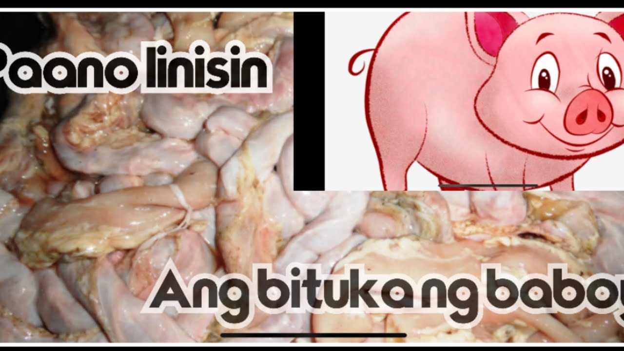 Paano linisin ang bituka ng baboy - YouTube