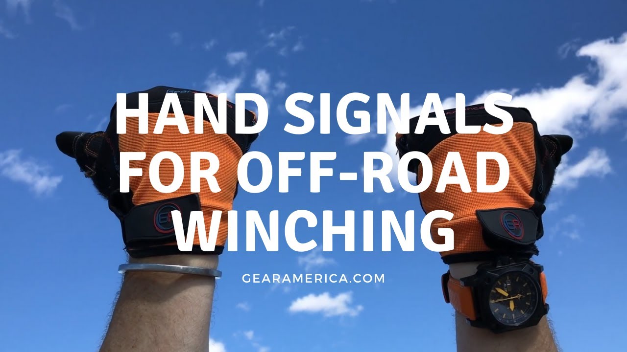 Hand signals for off-road winching - YouTube
