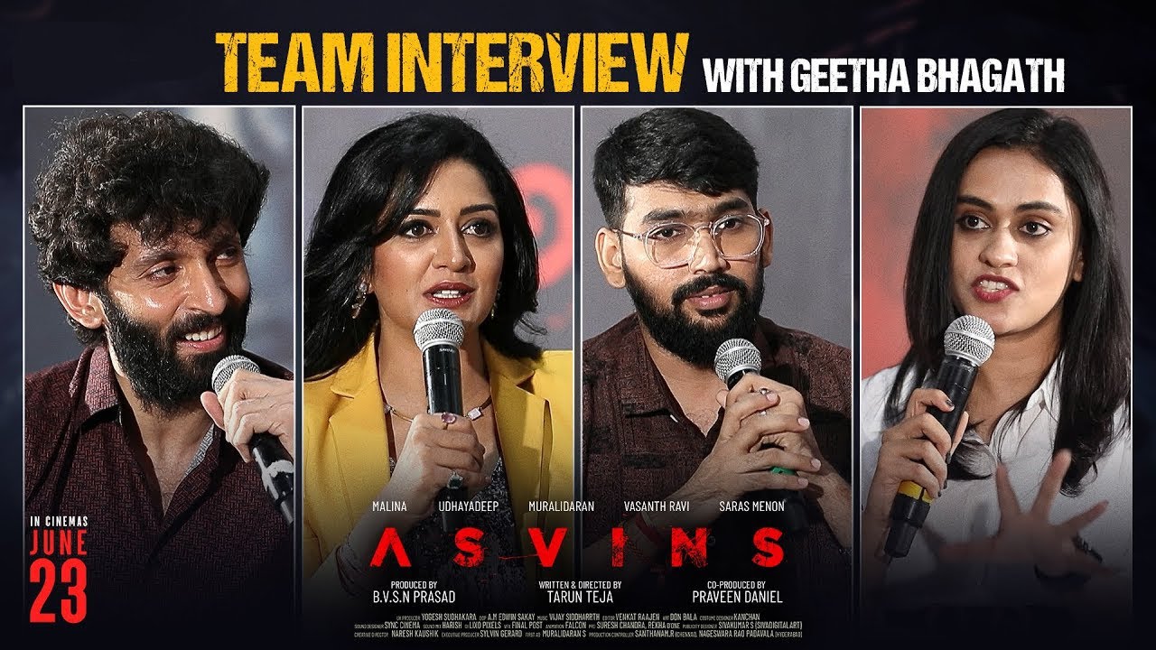Asvins Movie Team Interview | Vasanth Ravi | Vimala Raman | Tarun Teja ...
