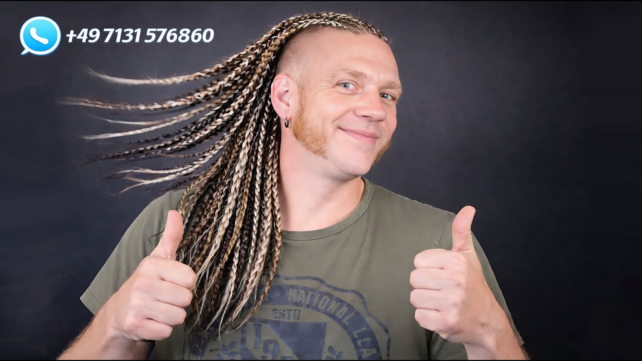 Klaus ist begeistert! 🔥 Superlange Viking Cornrows mit Undercut ...