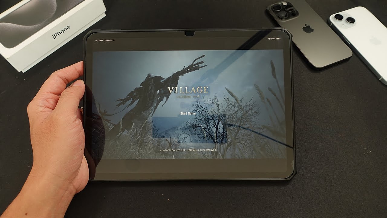 Apple iPad Pro M1 Resident Evil 8 Village Max Settings - YouTube