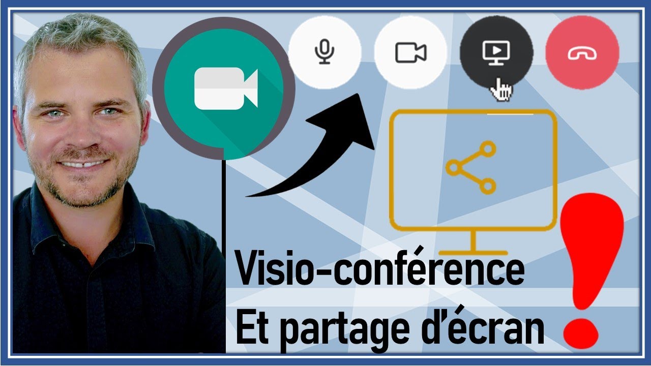 💥MEET 💥 Comment Créer une réunion avec une visio-conférence et partager ...