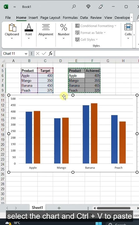 2 Chart Tricks In 45 Seconds Excel Exceltutorial Columnchart Data Youtube