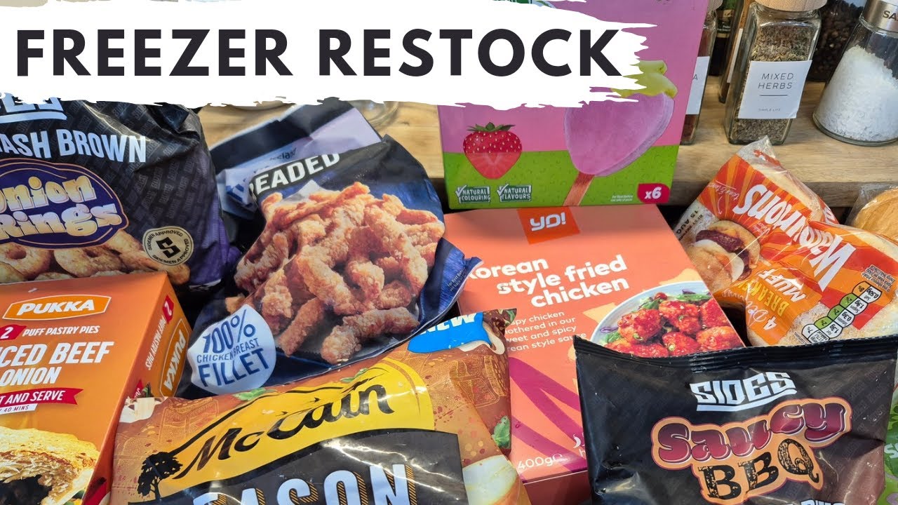 FREEZER RESTOCK ~ FOOD WAREHOUSE HAUL! - YouTube