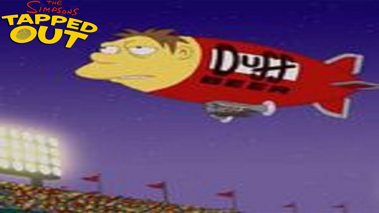 Duff Barney Blimp The Simpsons Tapped Out # 2 - YouTube