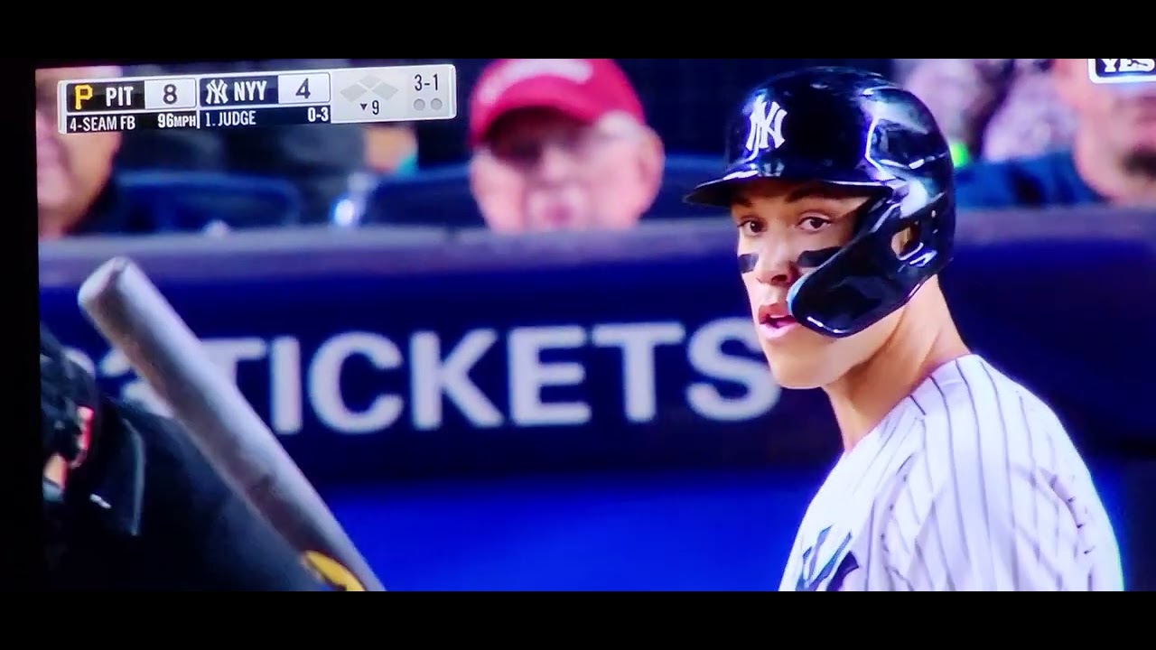 Aaron Judge Hits 60 Home Run to tie Babe Ruth. - YouTube