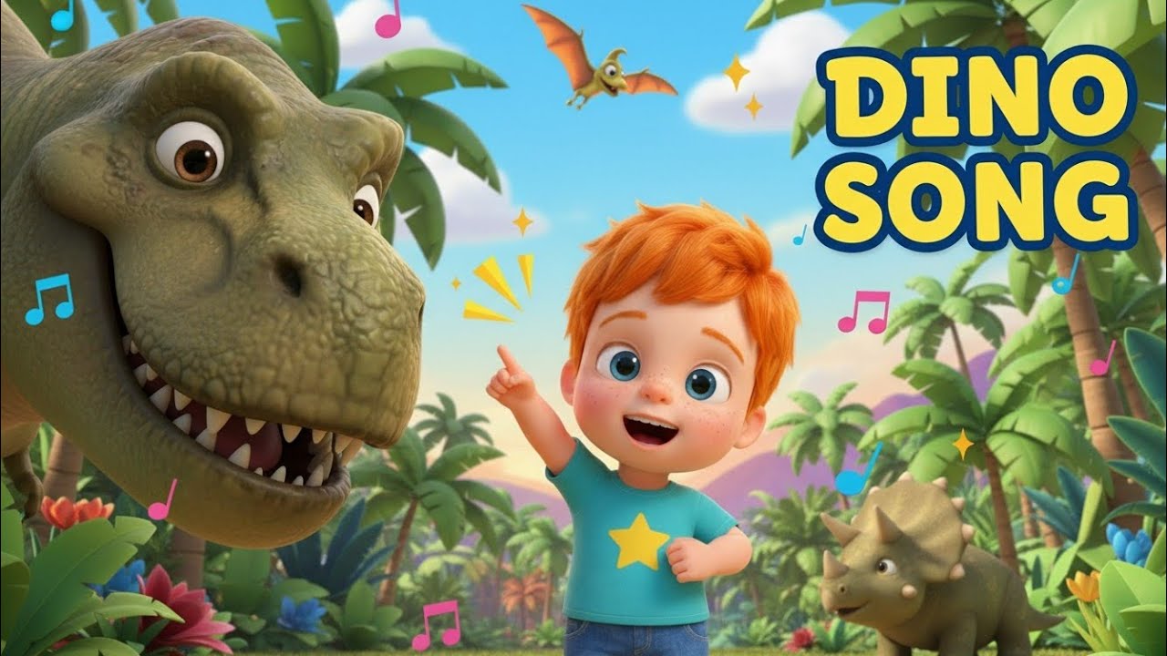 Dino Song for Kids | Dinosaur Song (Toddlers & Babies) - YouTube