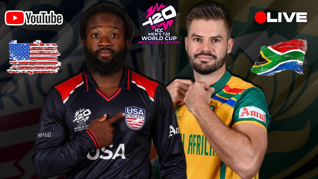 LIVE: USA vs South Africa | ICC T20 World Cup 2024 | Cricket Live ...