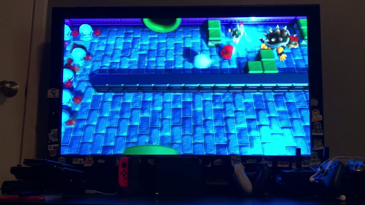 Super Mario Party - running from ghosts with boxing gloves - YouTube