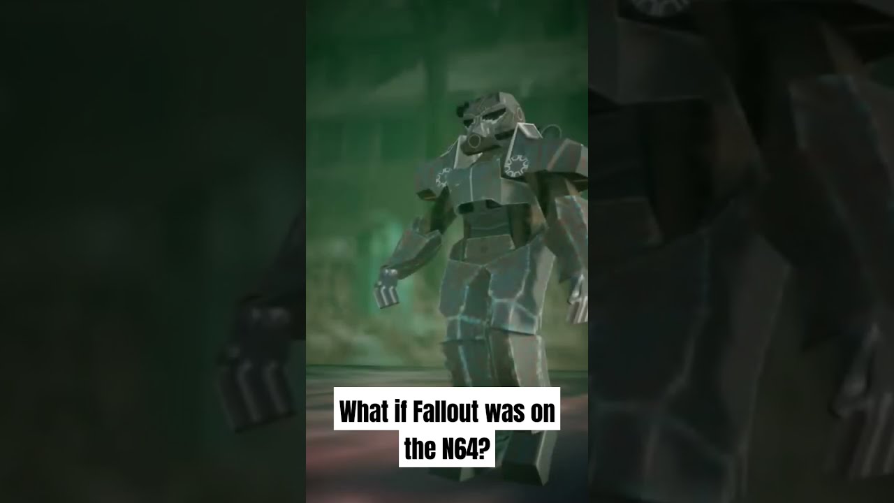 Fallout was on the N64 Brotherhood of steel. indiegame fallout n64 unity fallout4 fallout76 YouTube