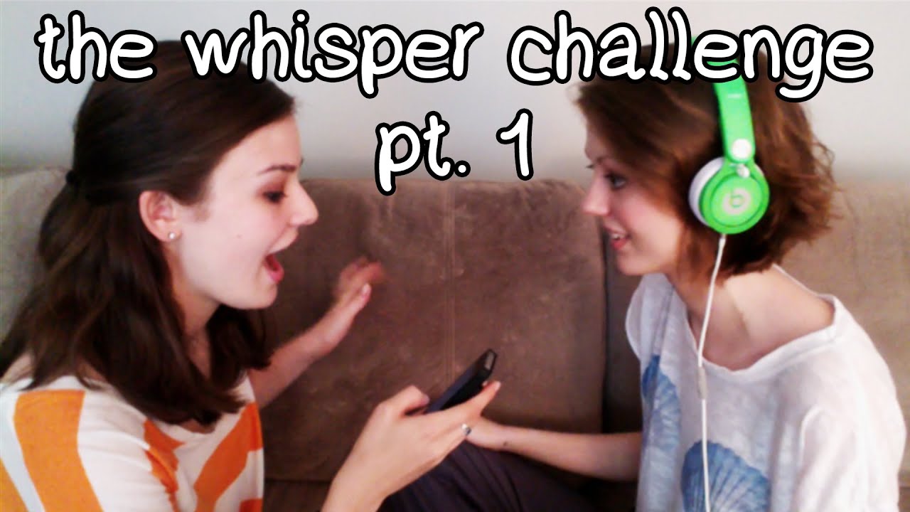 Inspiration Corner: WHISPER CHALLENGE PART 1 - YouTube