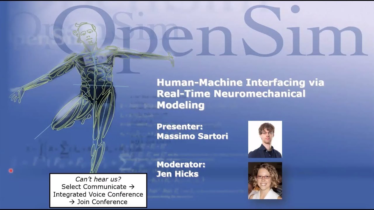 Webinar: Human-machine Interfacing via Real-time Neuromechanical ...