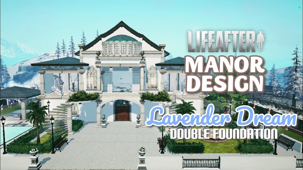 LifeAfter | Manor Design | Lavender Dream 🪻| Double Manor | How To ...