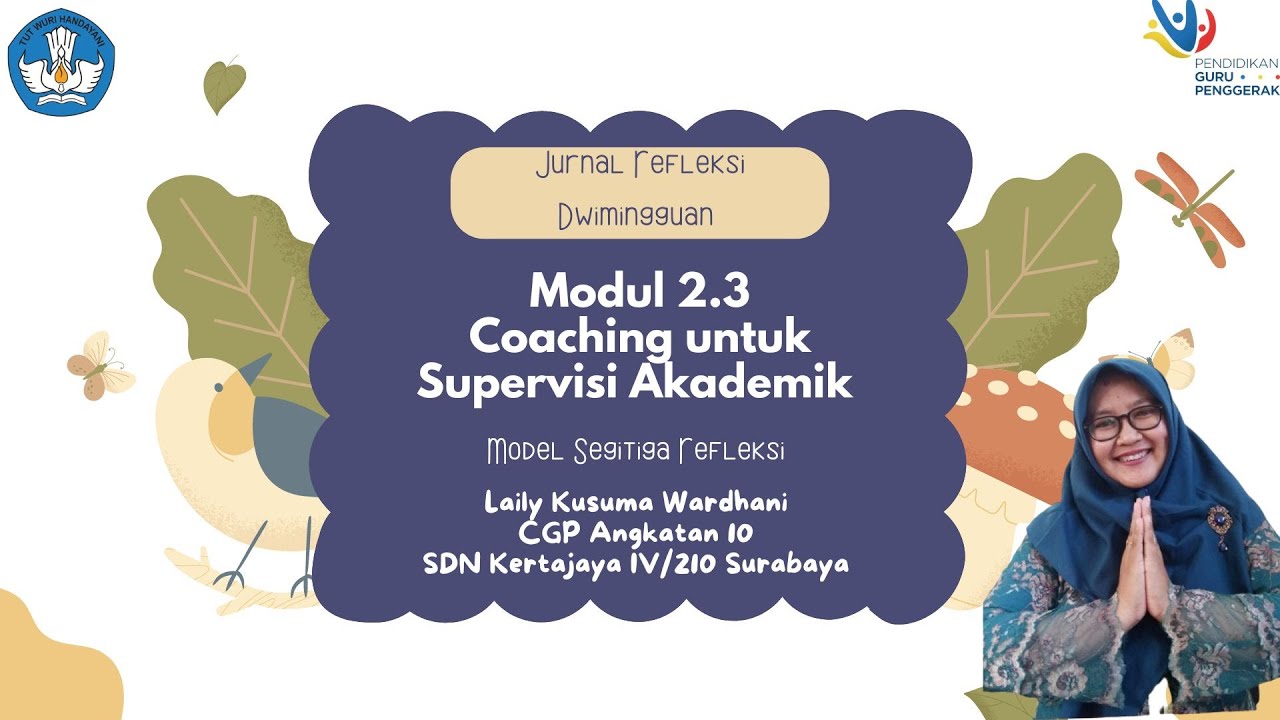 Jurnal Refleksi Modul 2.3 Model Segitiga Refleksi - YouTube