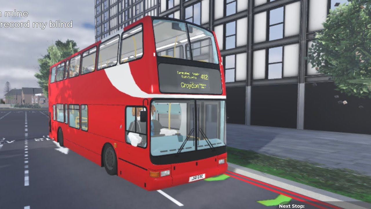 Roblox Croydon V1.3.1 Driving Route 412 from South Croydon to Croydon ...