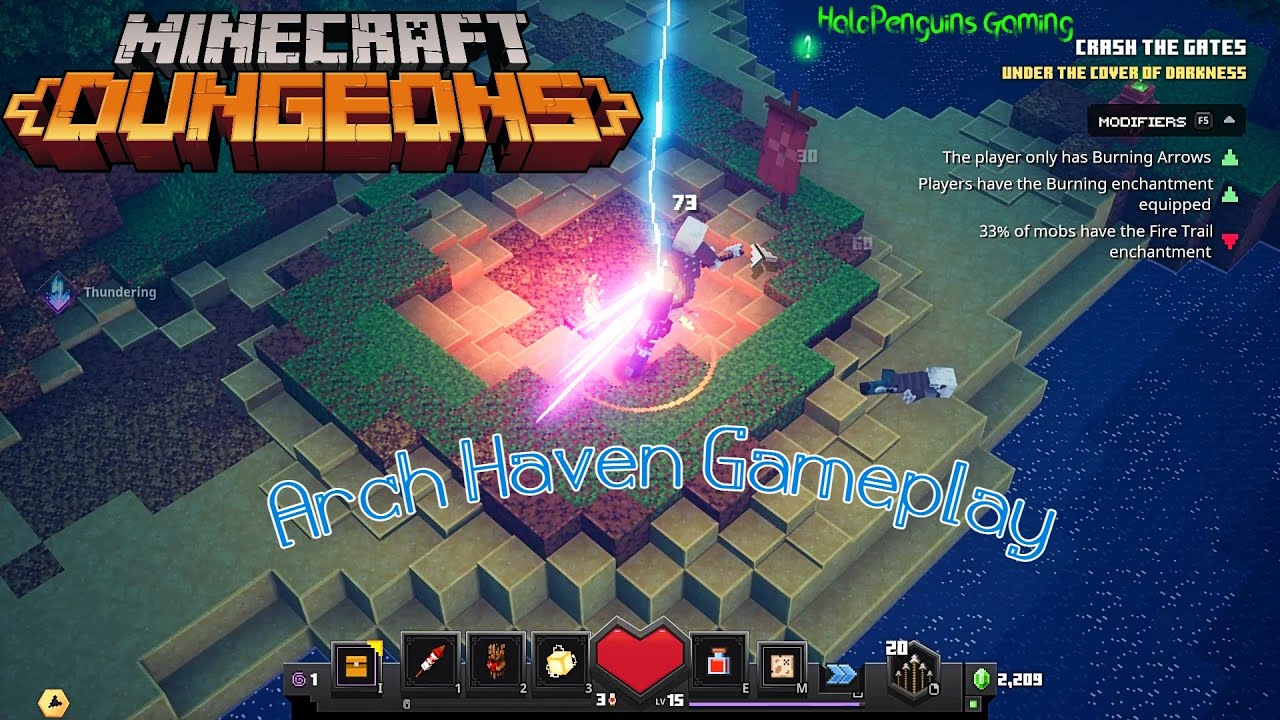 Minecraft Dungeons Arch Haven Gameplay - YouTube