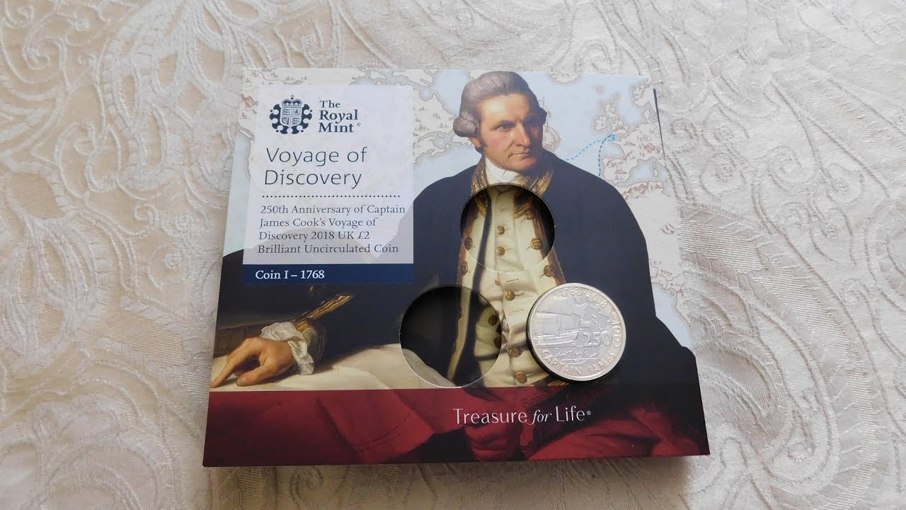 Captain Cook £2 Coin! - YouTube