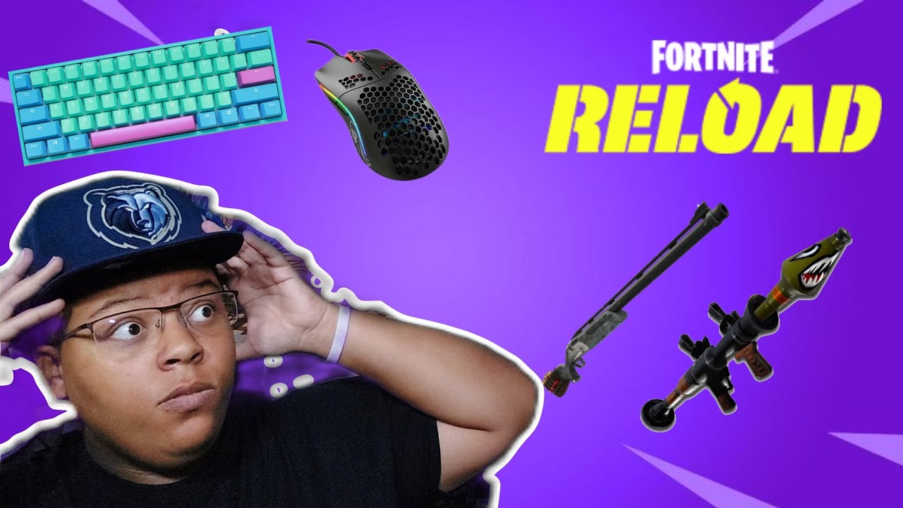 I tried fortnite reload on keyboard and mouse!!! - YouTube