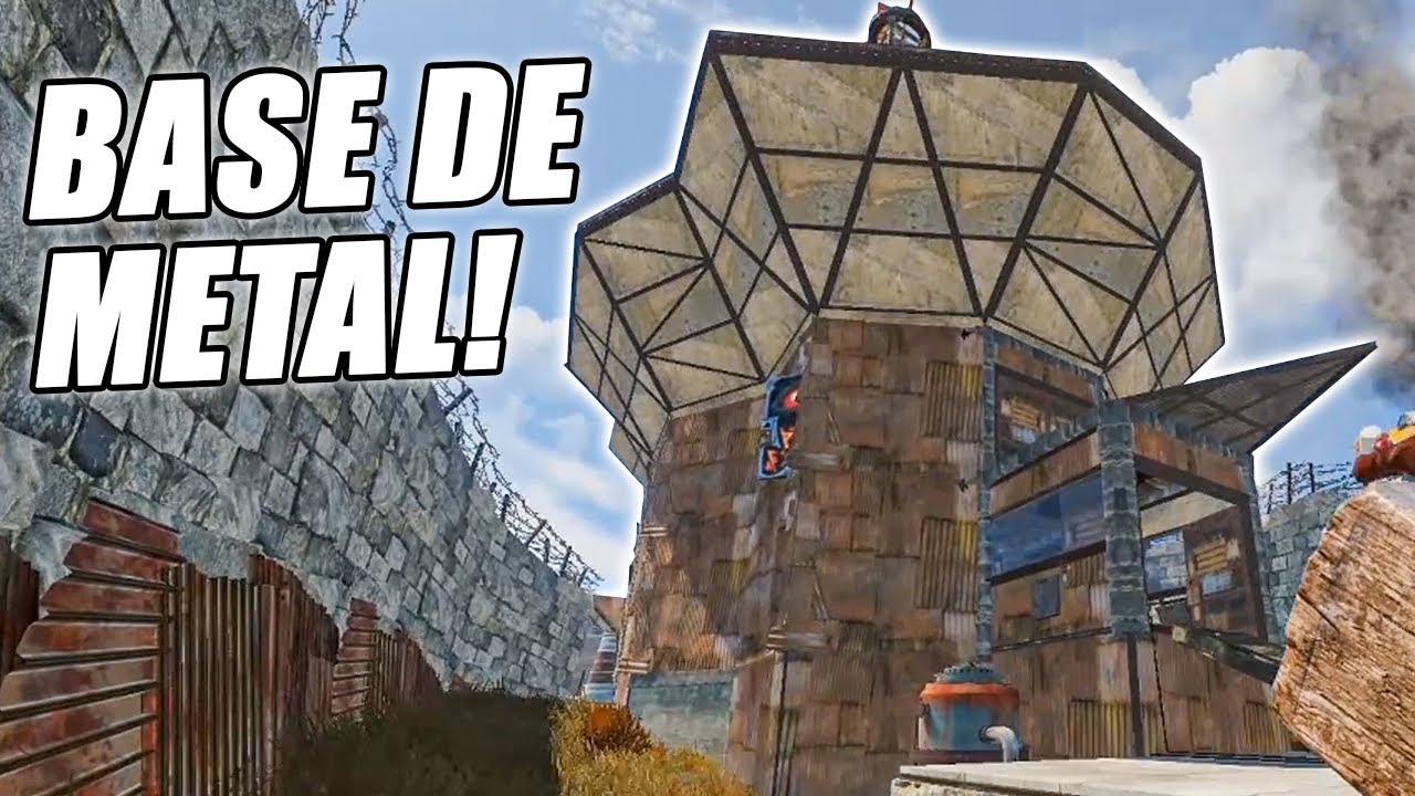 Nossa base agora é Full Metal! - Rust #21 - YouTube