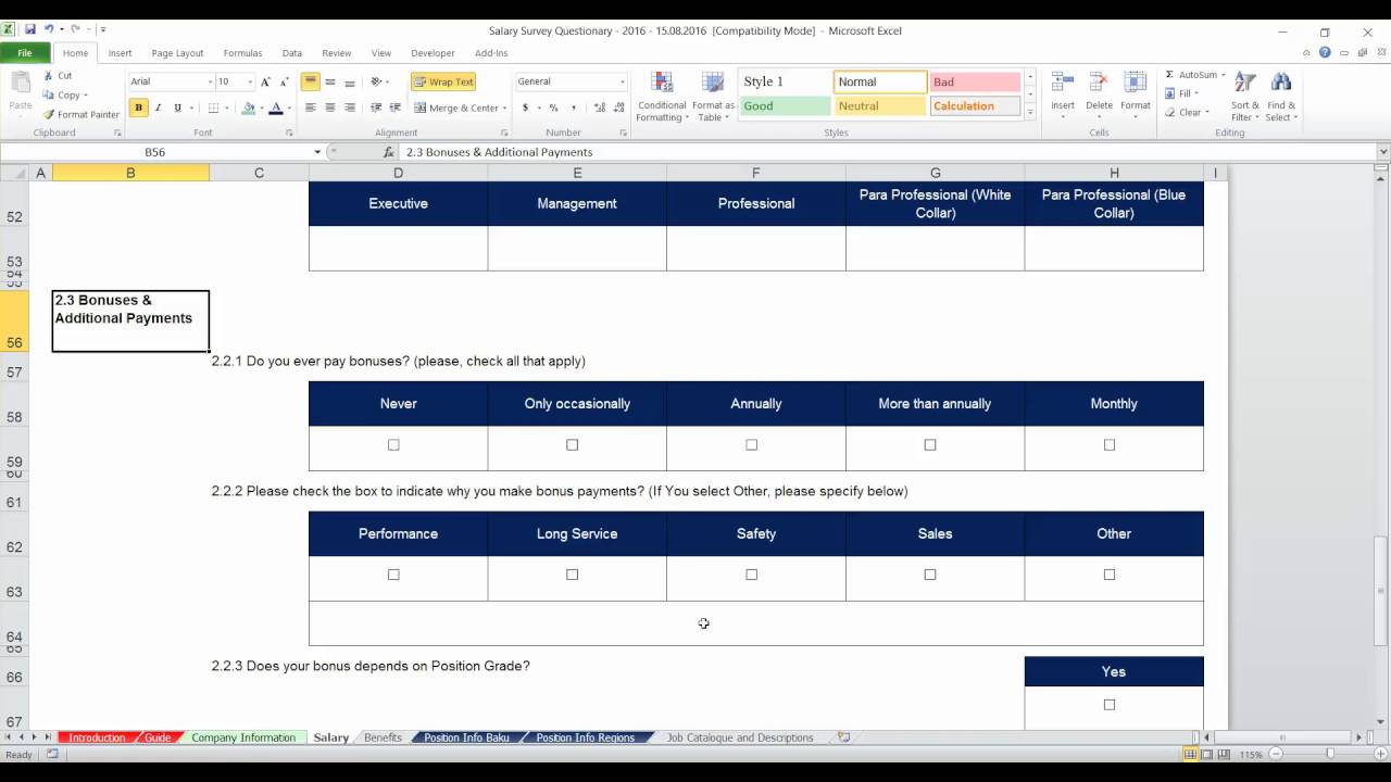 Questionnaire Filling Instruction - 3 - YouTube