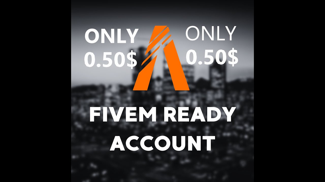 Cheap FiveM Ready Rockstar Accounts Fresh 0.50$ - YouTube