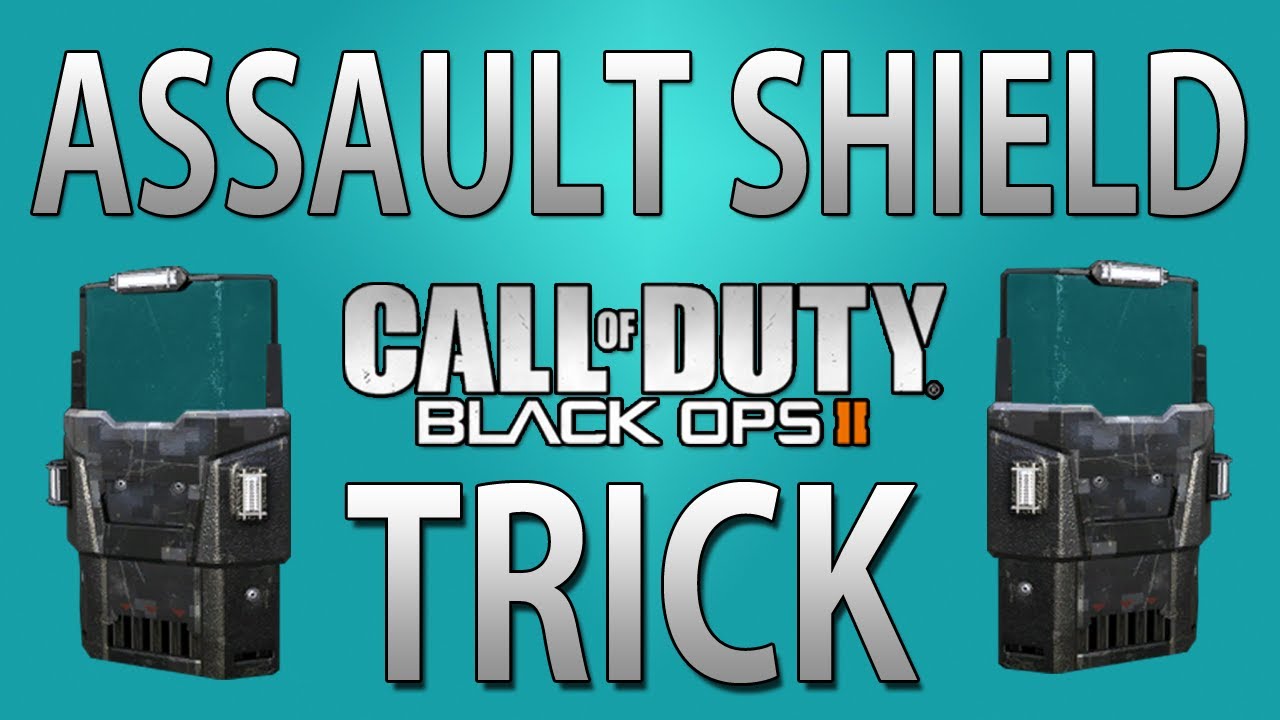 Black Ops II: Assault Shield Trick - YouTube