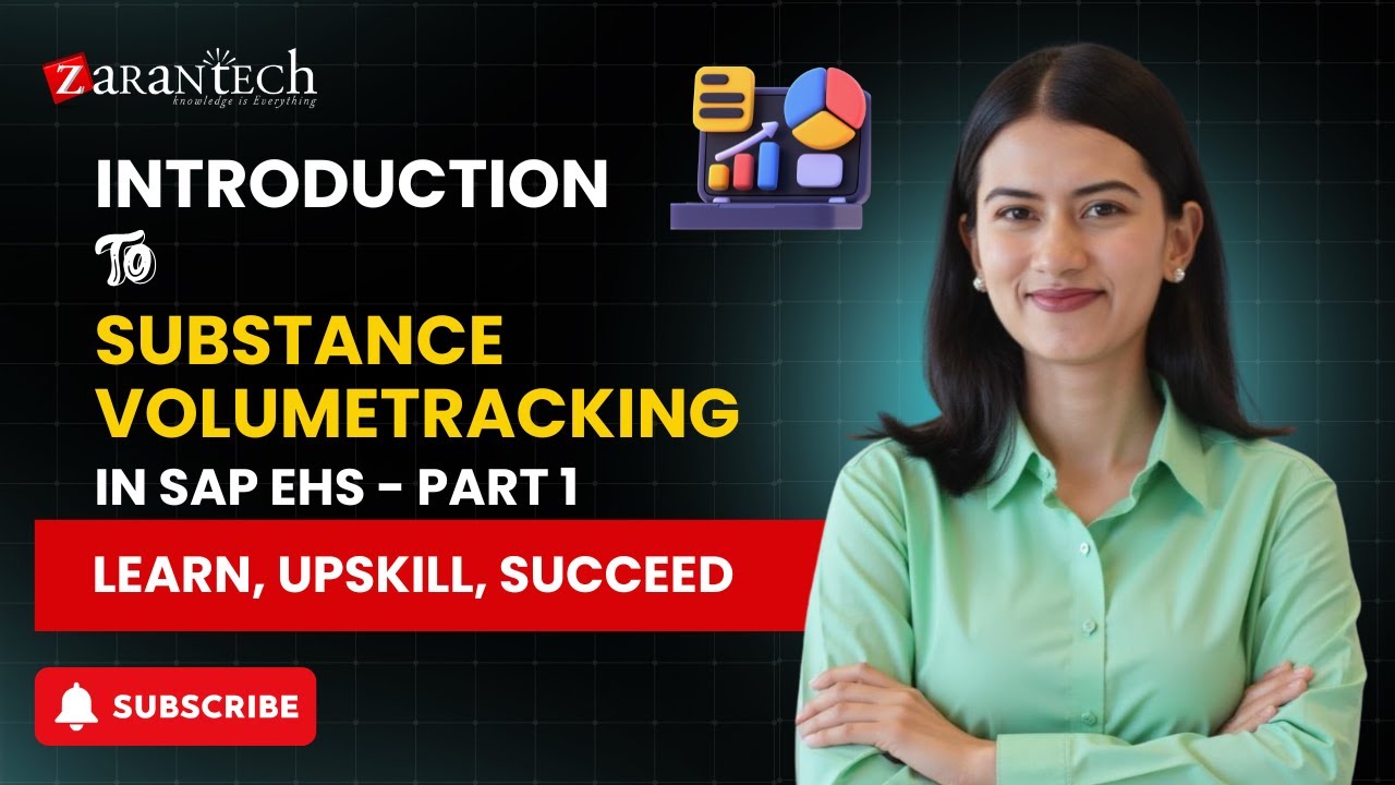 Introduction to Substance VolumeTracking in SAP EHS - Part 1 | SAP EHS | ZaranTech - YouTube
