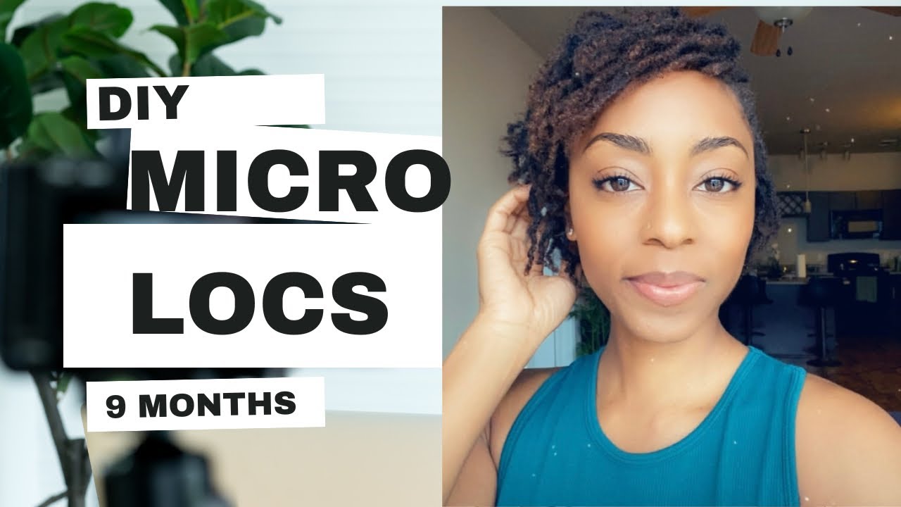 Micro locs 9 Month Journey 🌱 - YouTube