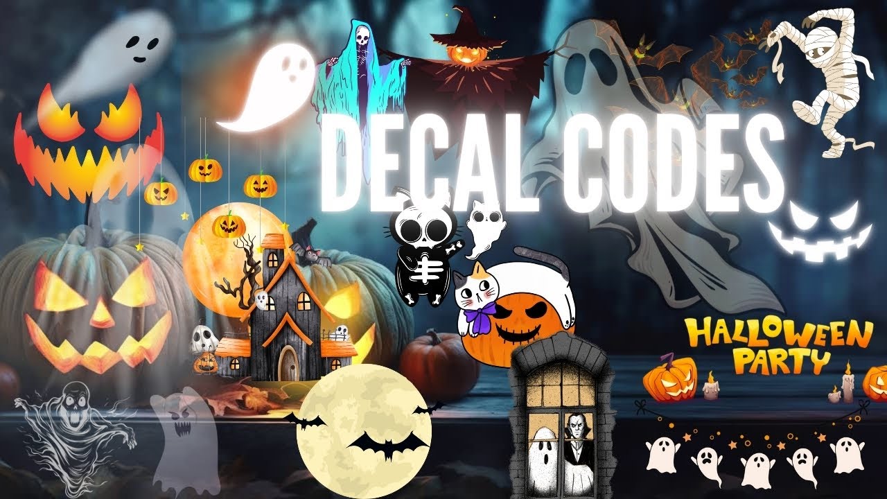 DECAL CODES Halloween / Transparent / Work at a Pizza Place #roblox ...