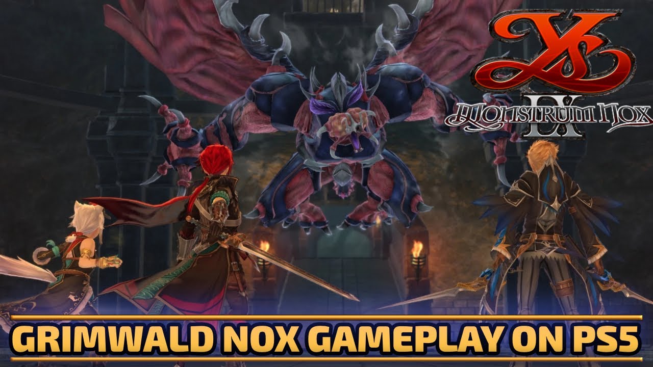 Ys IX: Monstrum Nox Grimwald Nox Gameplay - PS5 [Gaming Trend] - YouTube