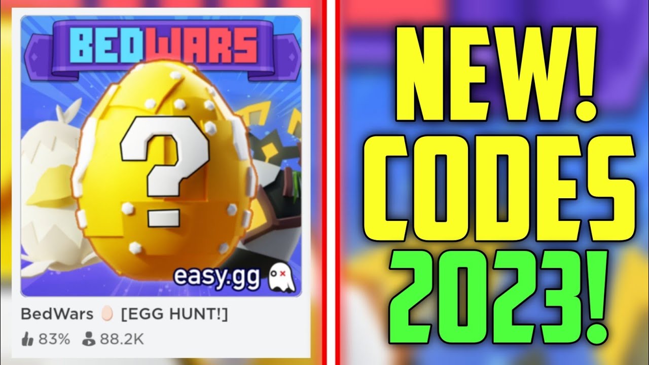 HURRY! - NEW BEDWARS CODES 2023! (EGG HUNT!) - YouTube