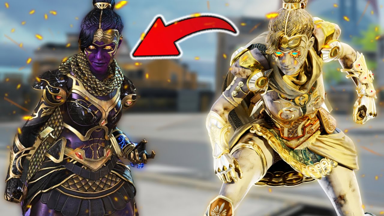 When a Wraith Main Gets a Marble Goddess Recolor Skin in Apex Legends ...