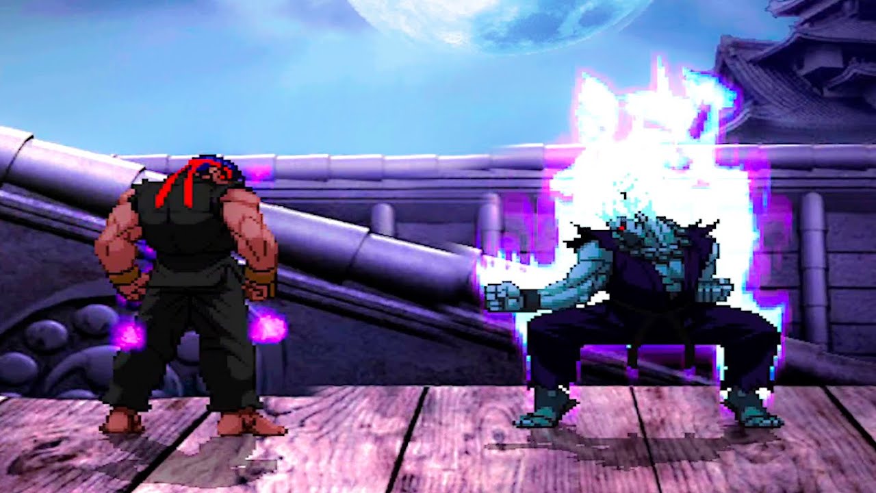 EVIL RYU VS ONI AKUMA - YouTube