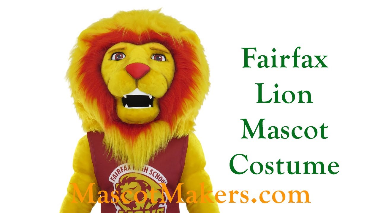 Lion Mascot for Fairfax School - YouTube