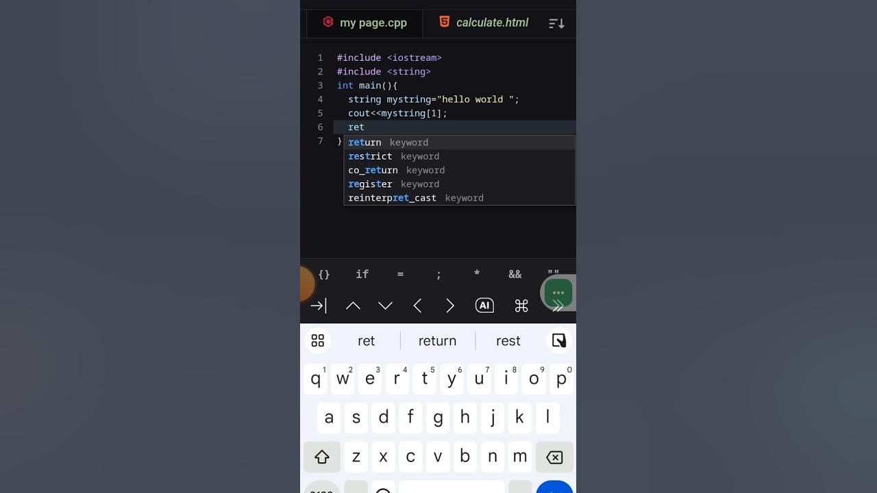 C++ Access Strings second character #shorts #c++#access #strings #character#cout#int #coding# ...
