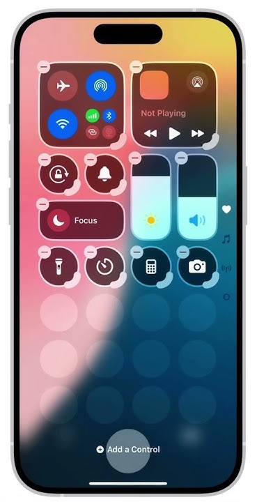 Customize Your Iphone Control Center IOS 18 #iphone #ios18 #tech #pov - YouTube