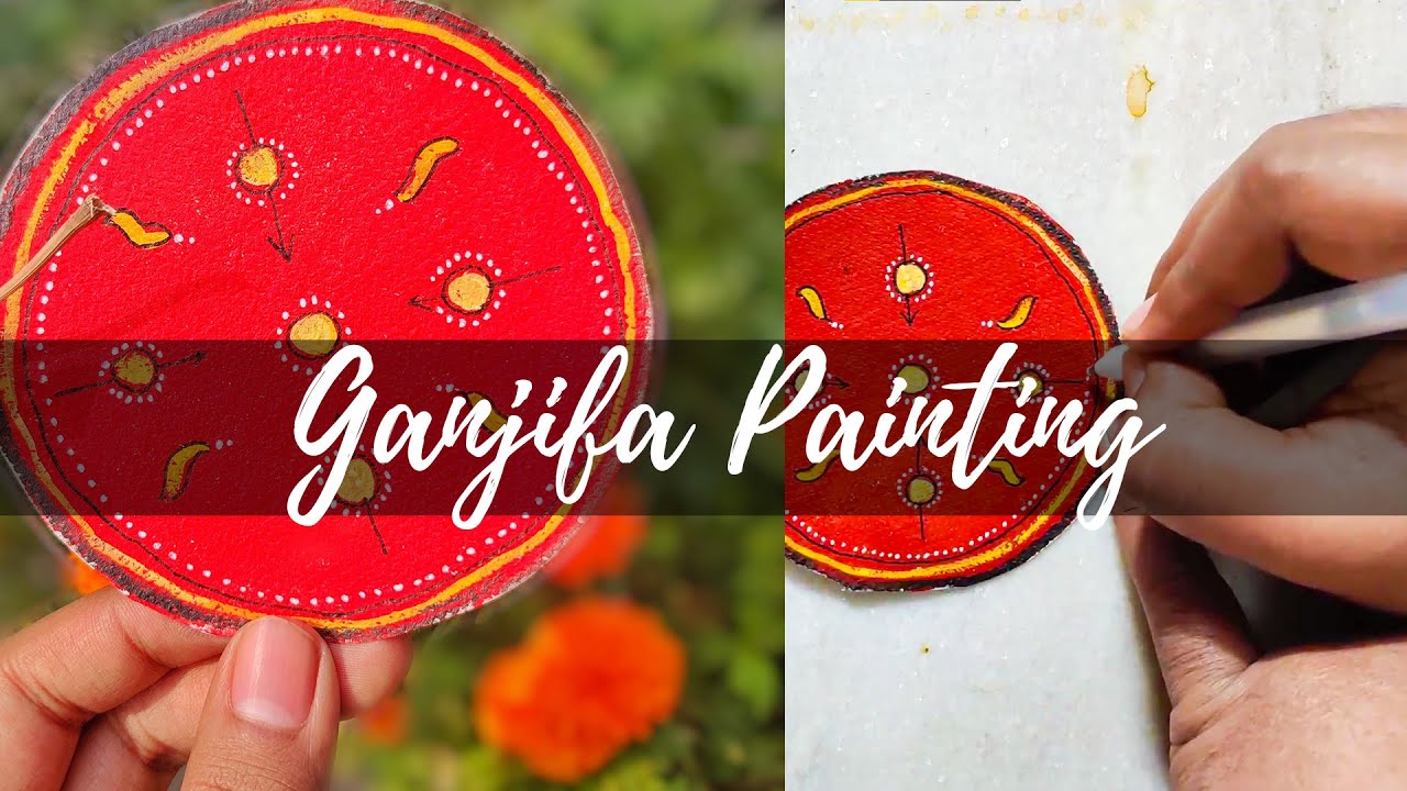 Ganjifa card /Ancient Maratha Card Game /Oldest Indian Folk art - YouTube