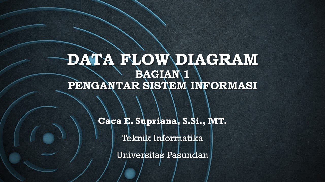 Data Flow Diagram Bagian 1 Pengantar Sistem Informasi - YouTube