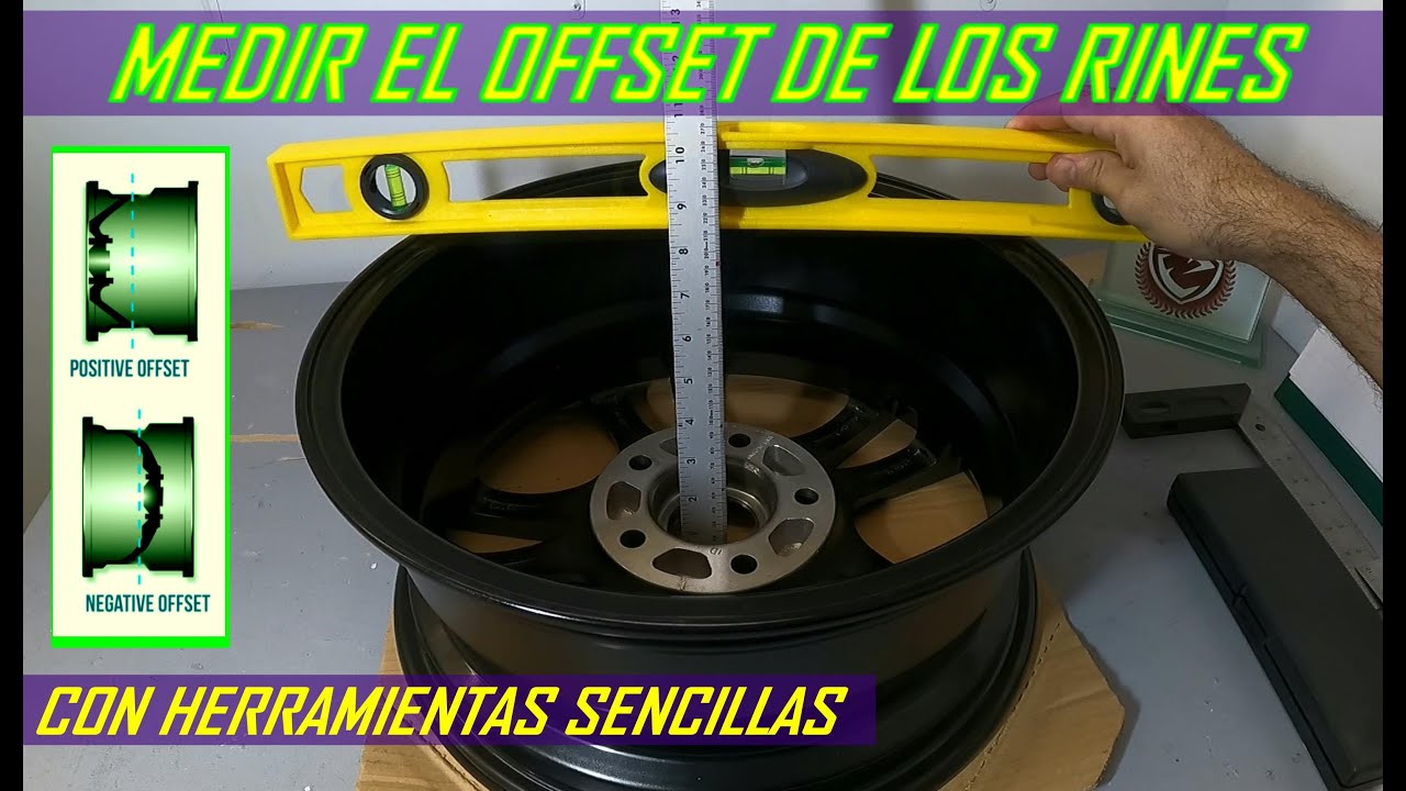 Como medir el offset o ET de los rines del auto (sin herramienta ...
