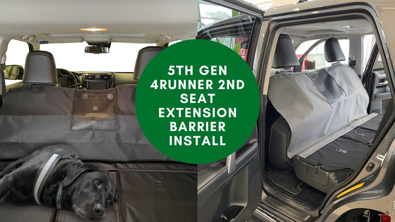 5th Gen Toyota 4Runner Canvasback 2nd Seat Extension Barrier Install ...